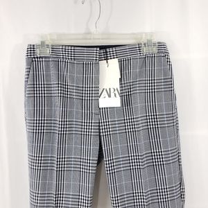 Zara | Pants & Jumpsuits | Zara Plaid Checkered Jogger Pants | Poshmark